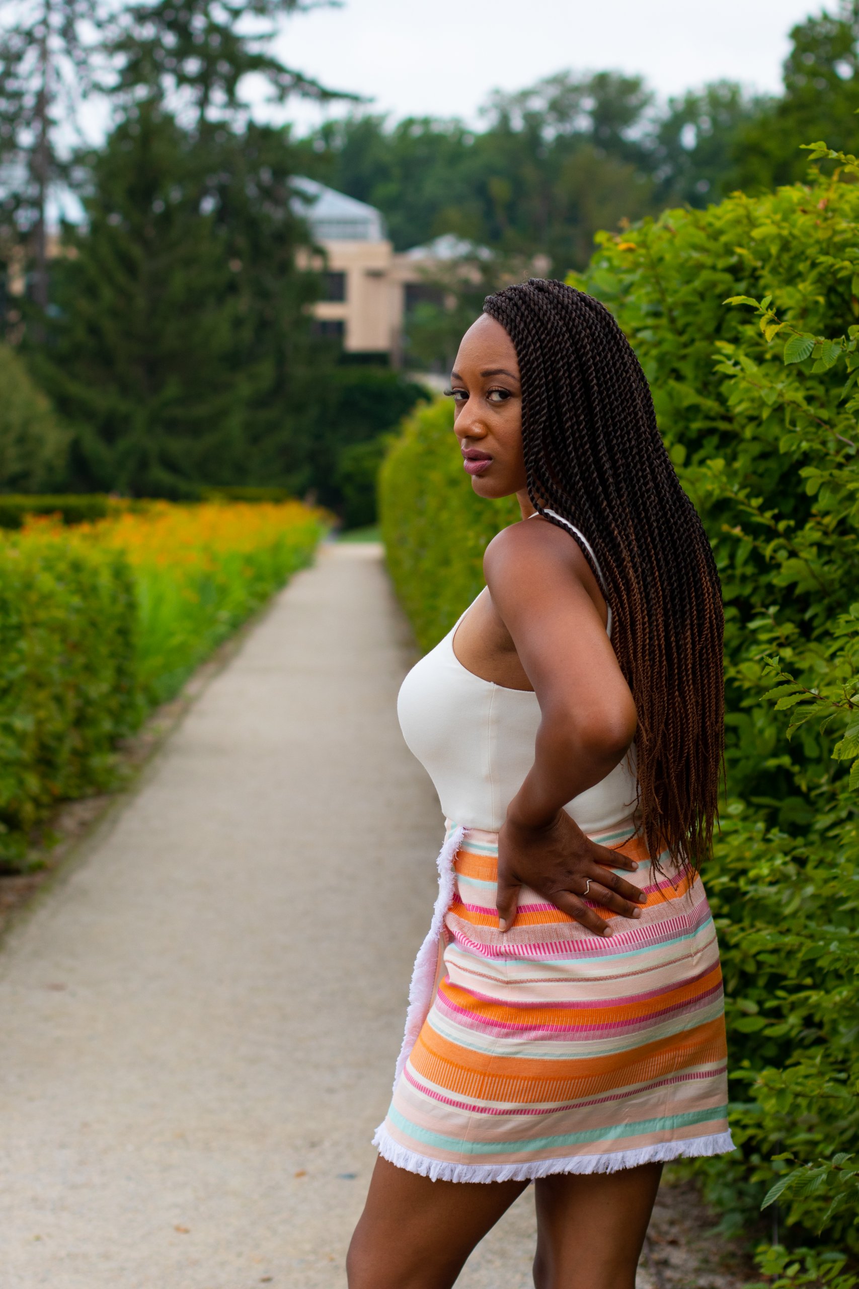 Fashion Blogger Summer Photo Shoot at Longwood Gardens
