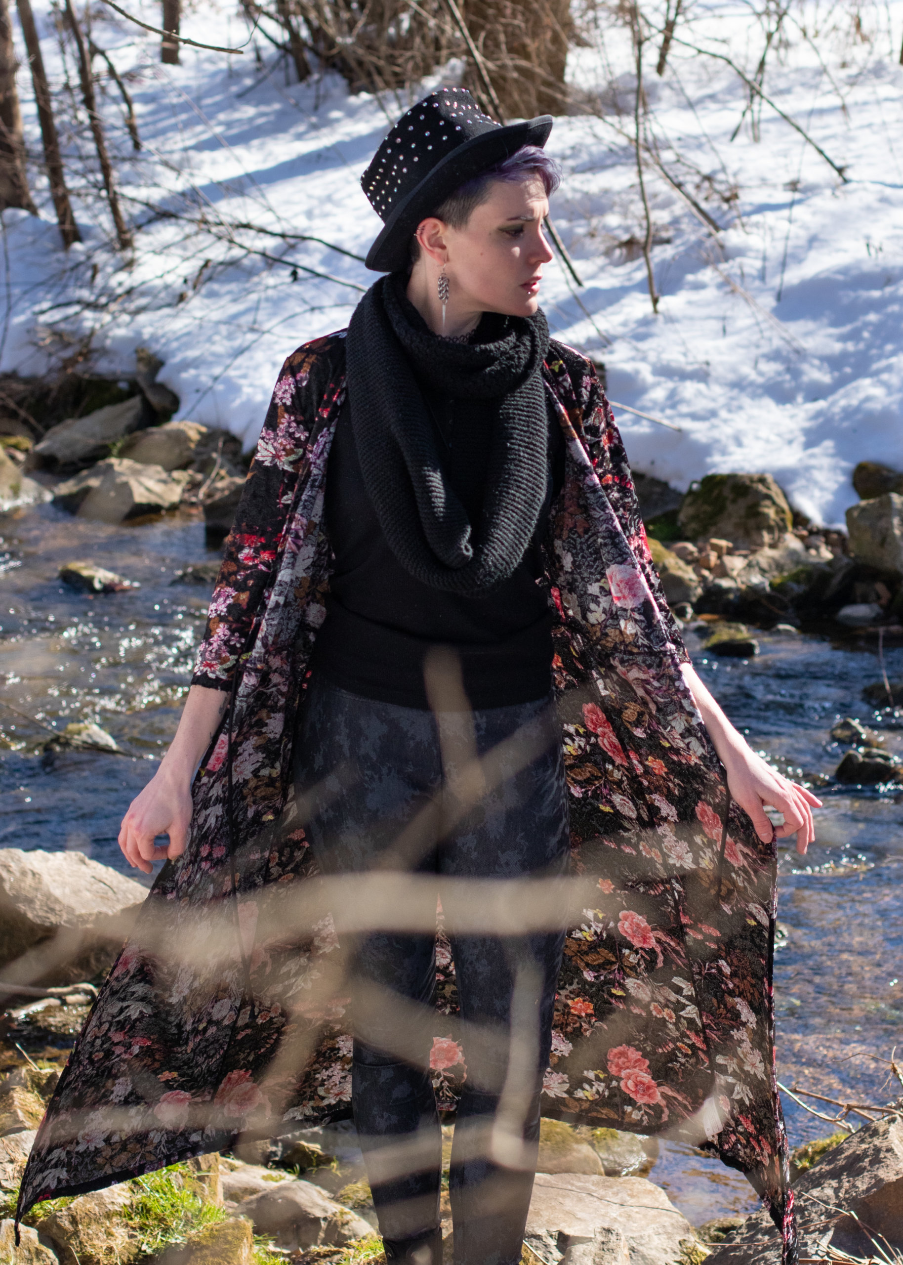 Winter Photo Shoot at Trexler Park in Allentown, PA - Dylan in the Details