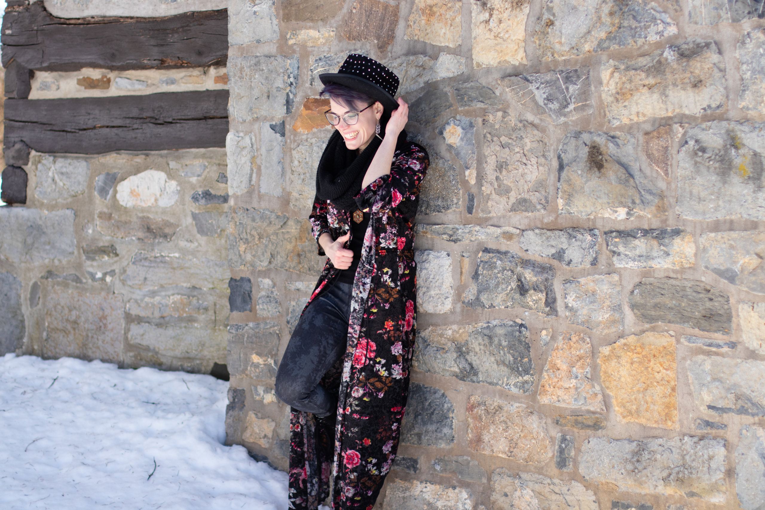 Winter Photo Shoot at Trexler Park in Allentown, PA - Dylan in the Details