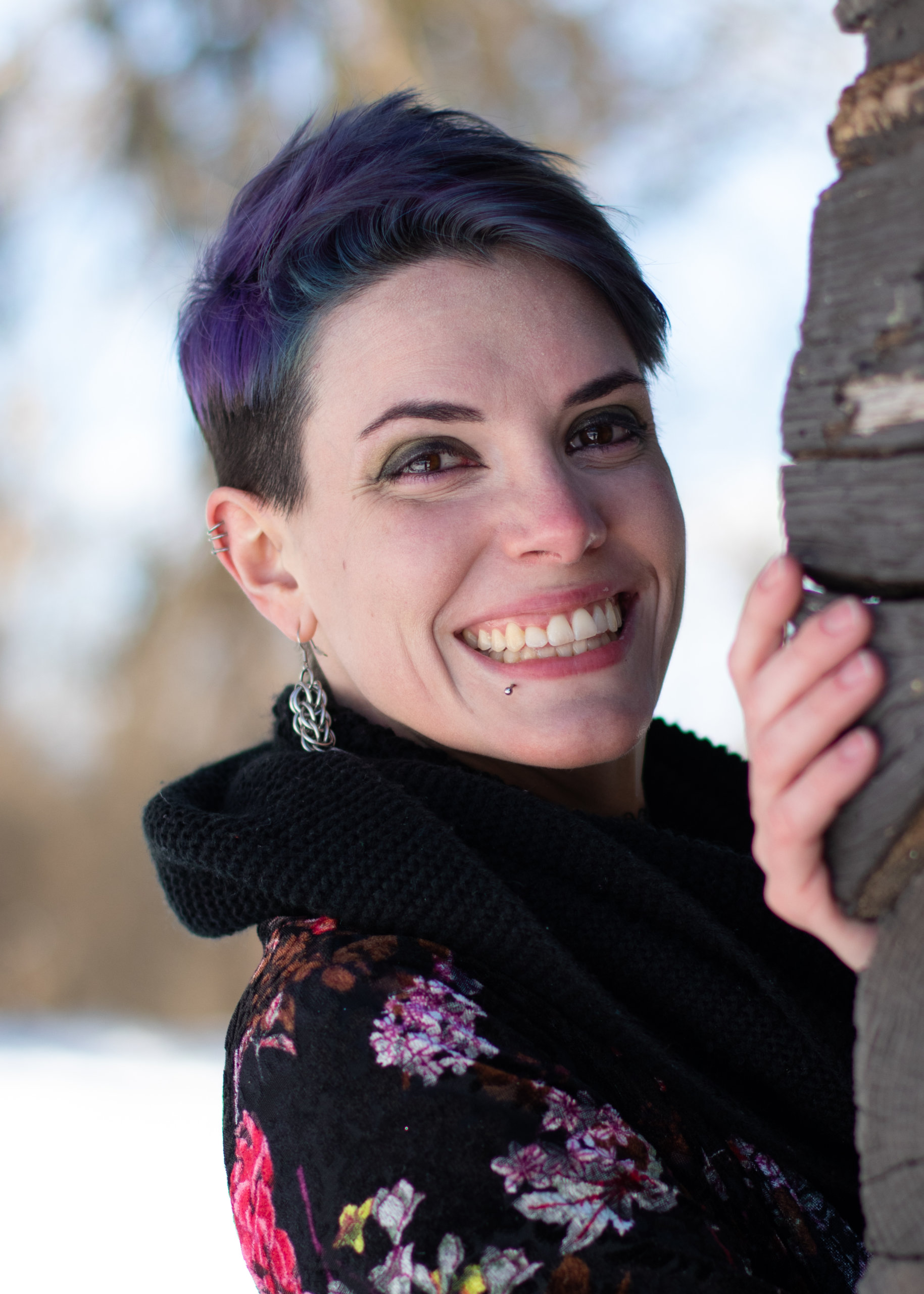 Winter Photo Shoot at Trexler Park in Allentown, PA - Dylan in the Details