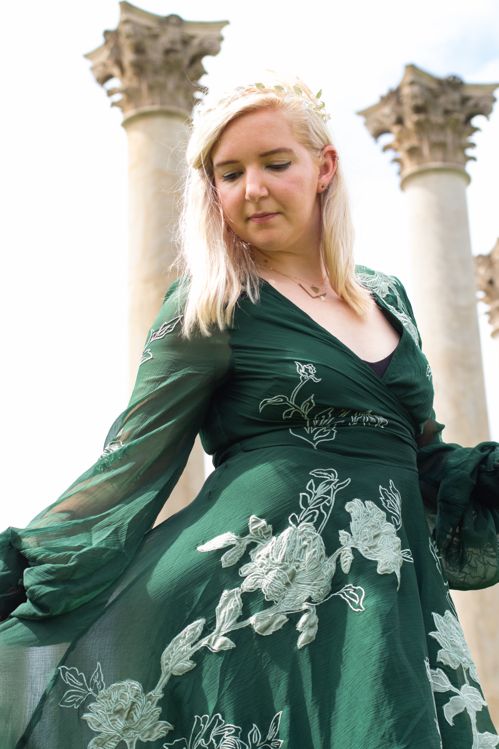 Washington DC Greek Goddess Summer Photo Shoot - Dylan in the Details